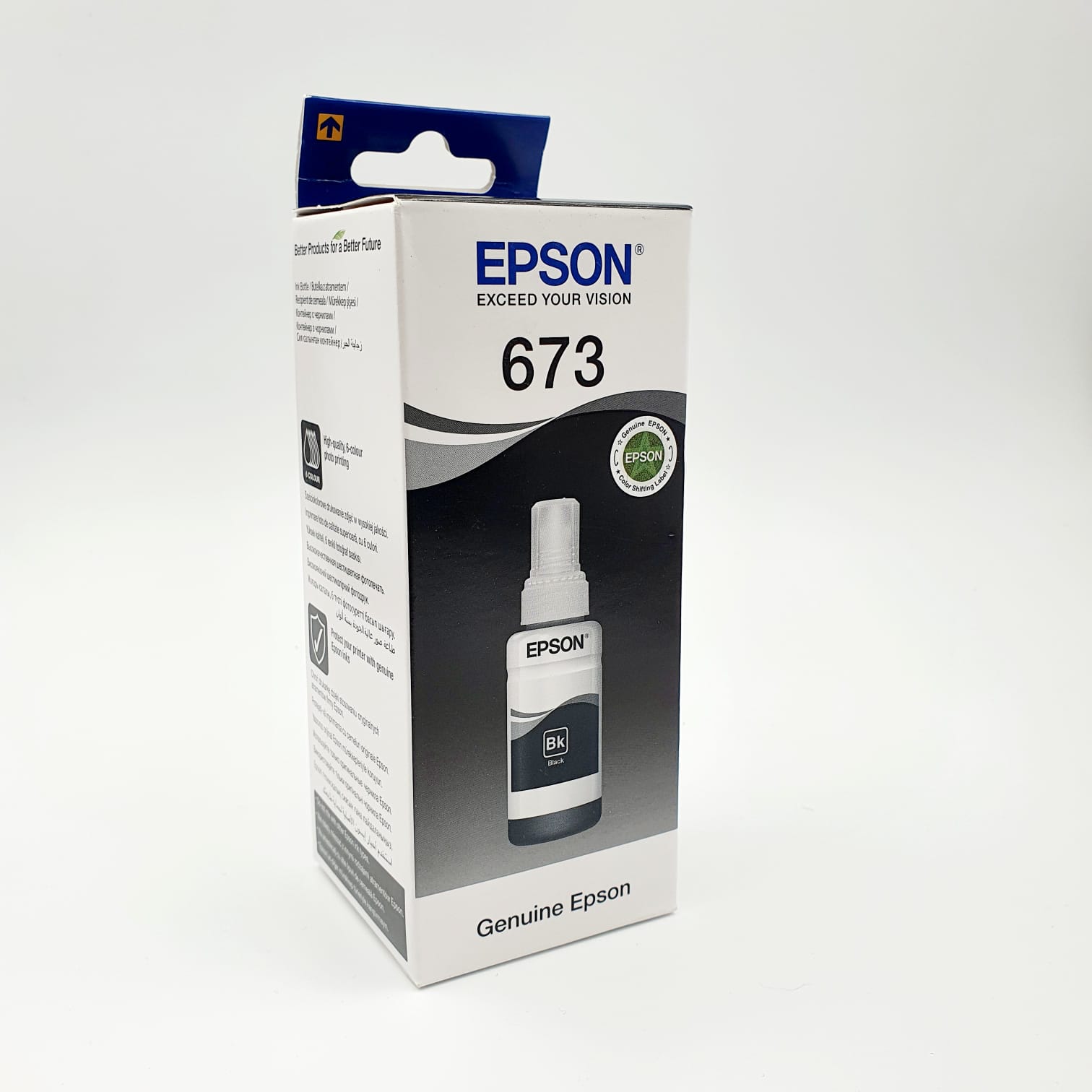 בקבוק דיו מקורי אפסון שחור T6731 - tiketa
