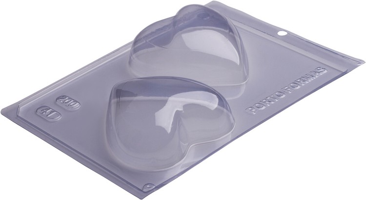 תבנית לשוקולד תבנית לב פינות מעוגלות - קופיקייק