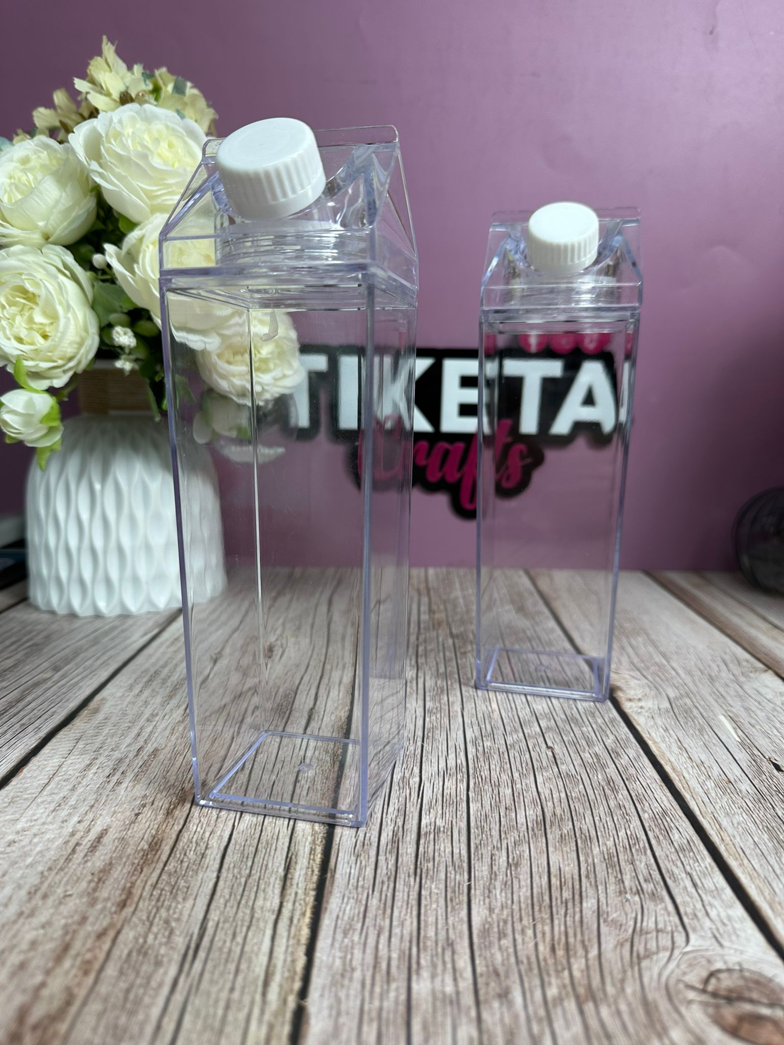 קופסא פלסטיק בצורת קרטון חלב TIKETA