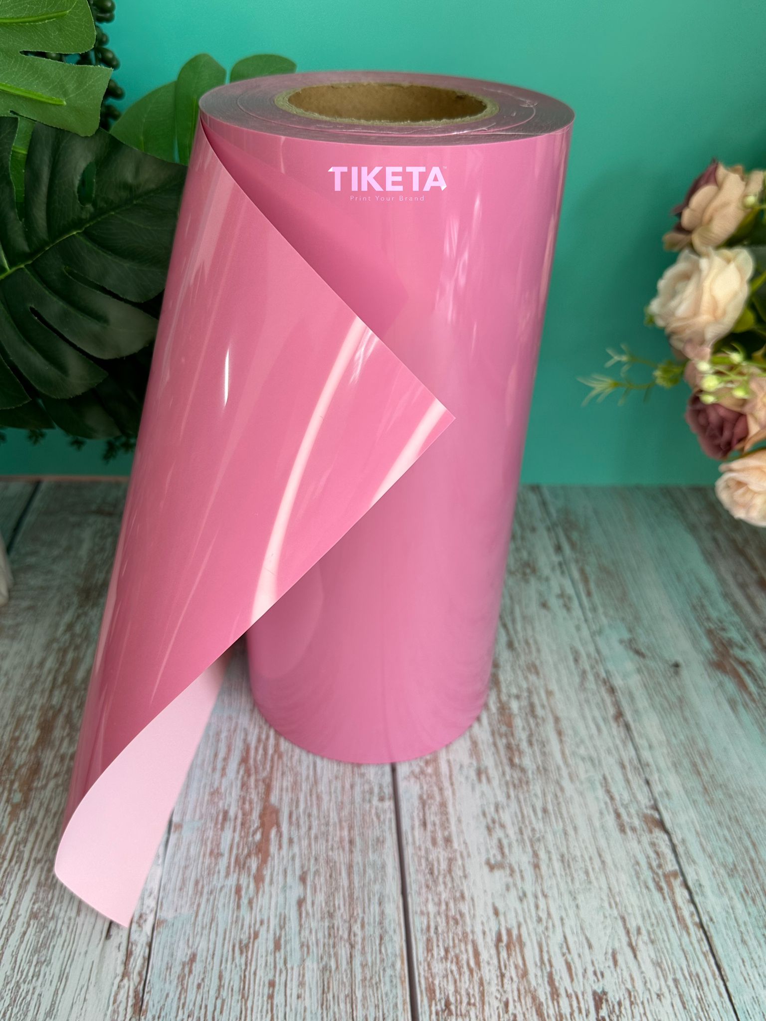 גליל ויניל HTV ורוד TIKETA