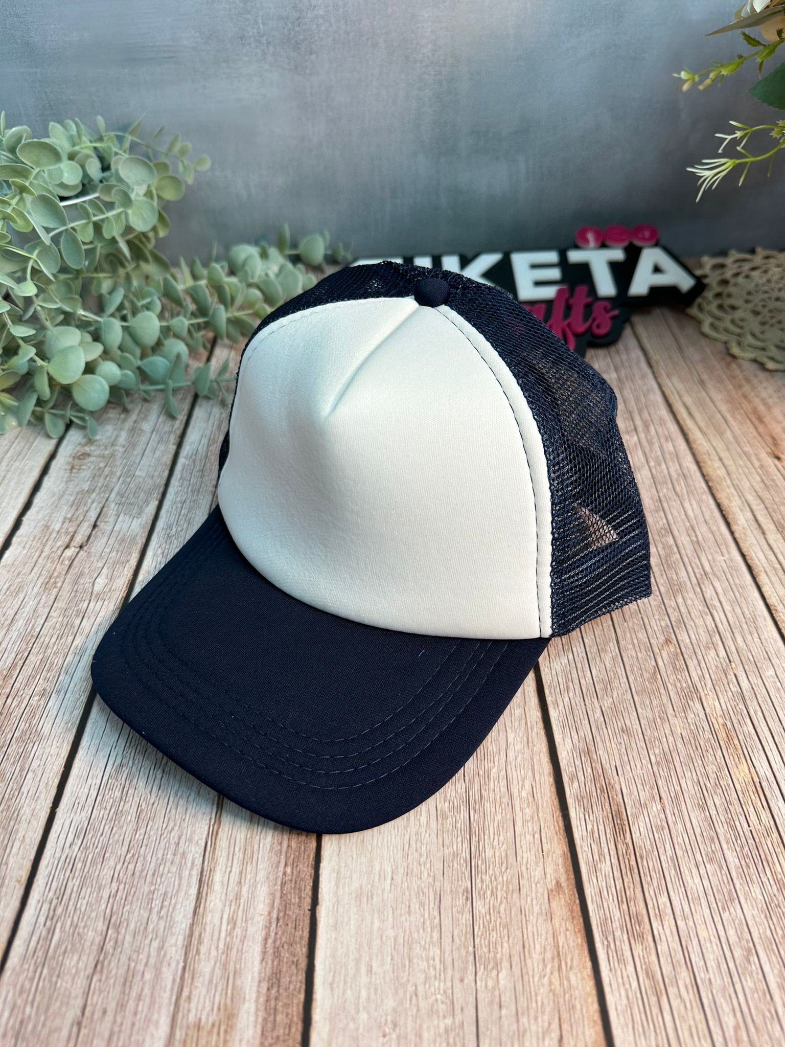 כובע רשת להדפסה צבע כחול נייבי- TIKETA